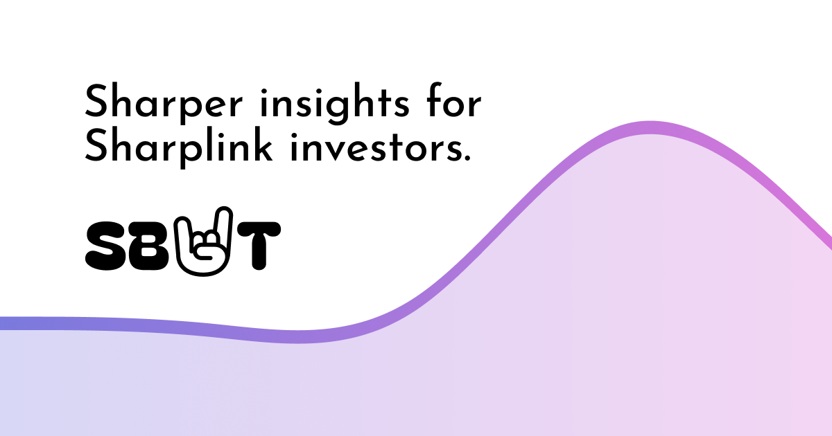 SBET Treasury Dashboard | Real-Time ETH Holdings & Analytics